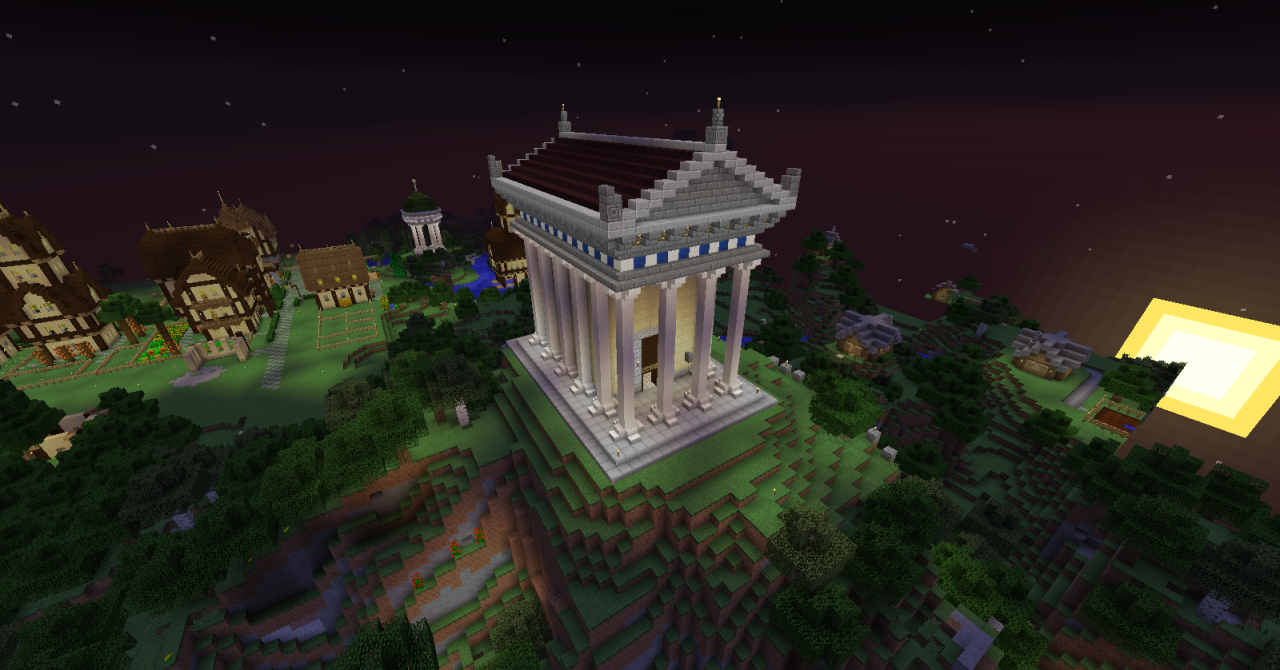 Small Temple of Jupiter Minecraft Map