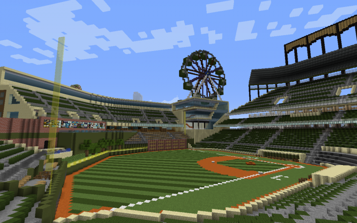 Baseball Park Minecraft Map