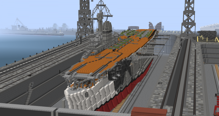 DKM Graf Zeppelin 1:1 Minecraft Map
