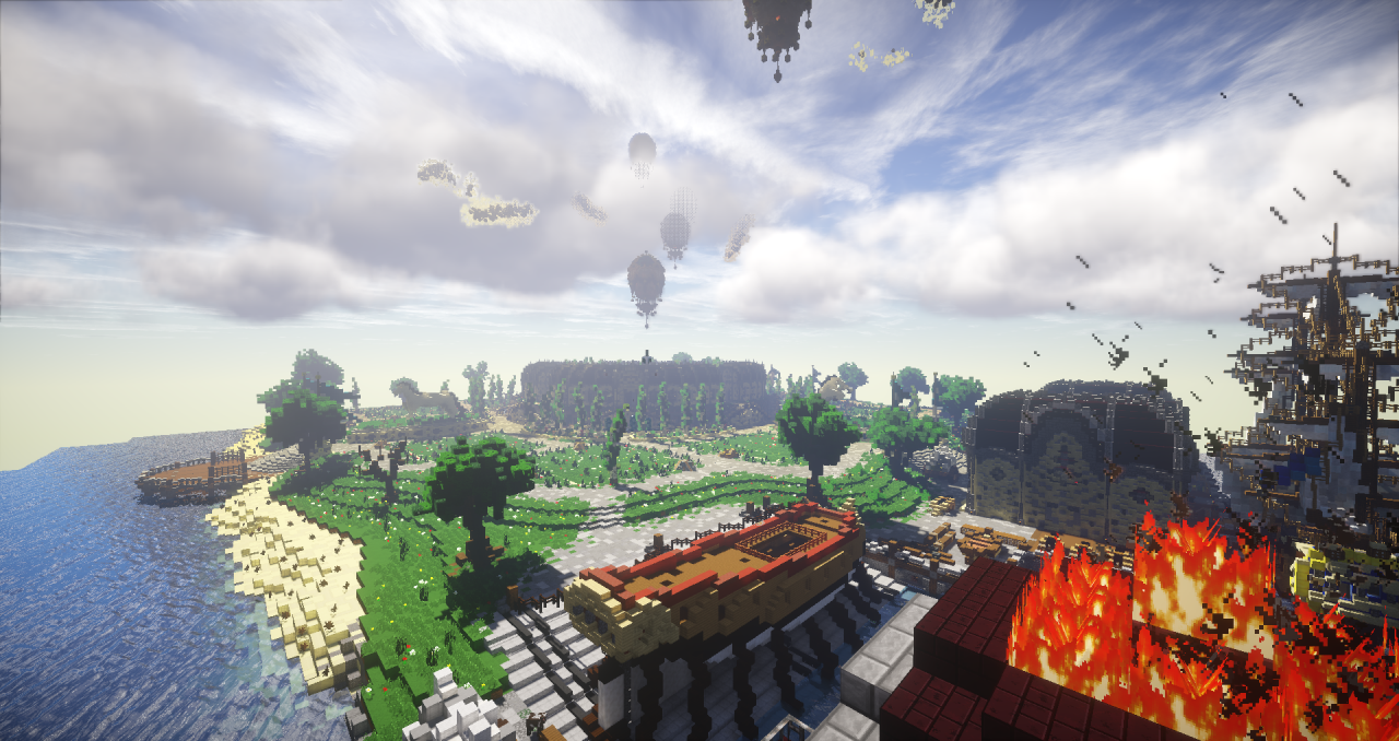 Spawn Build Hellominecraft Minecraft Map