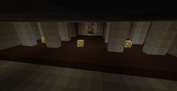 Red stone Bunker Base Minecraft Map