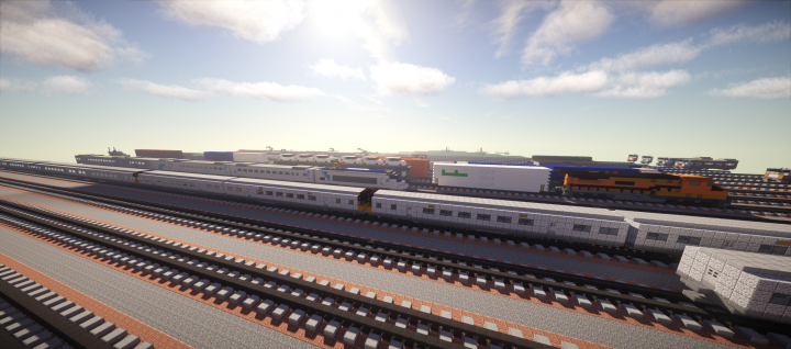 LIRR M7 Railcar Train Minecraft Project