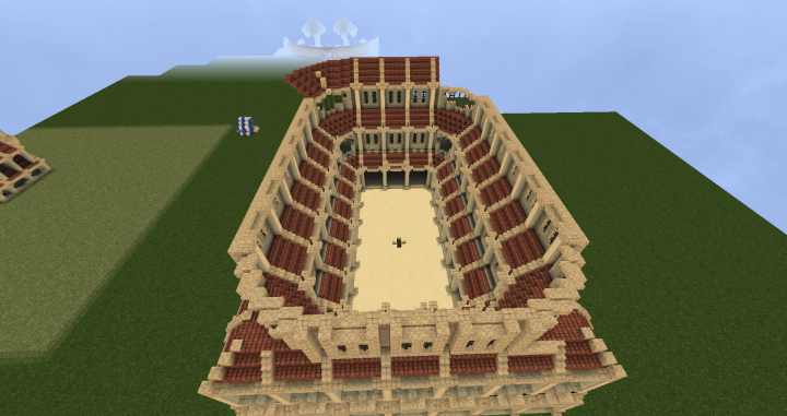 Roman Courtyard Minecraft Map