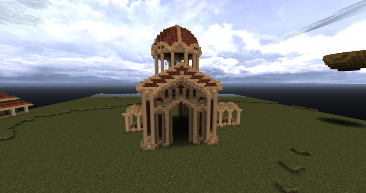 Roman Spawn Building Minecraft Map