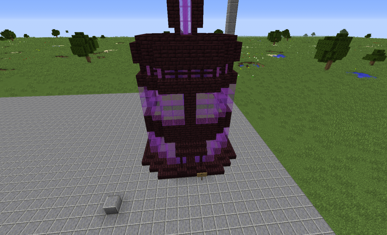 crystal farm building Minecraft Map