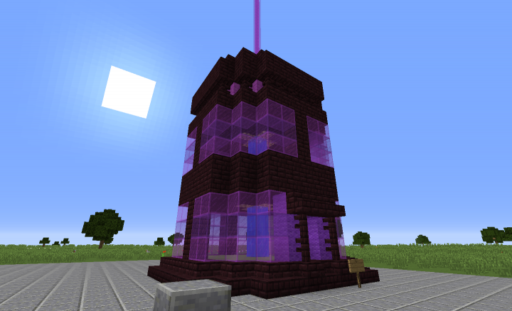 crystal farm building Minecraft Map