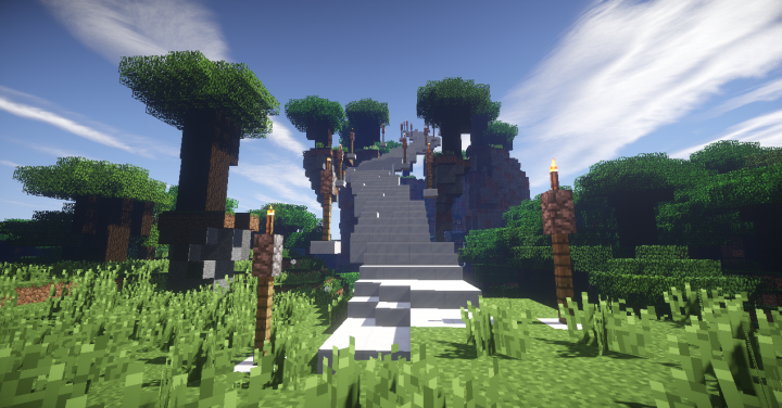 Stairway to Heaven + Timelapse Minecraft Map