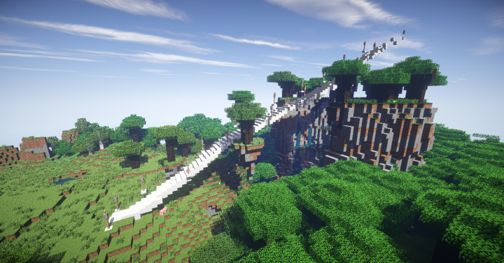 Stairway to Heaven + Timelapse Minecraft Map
