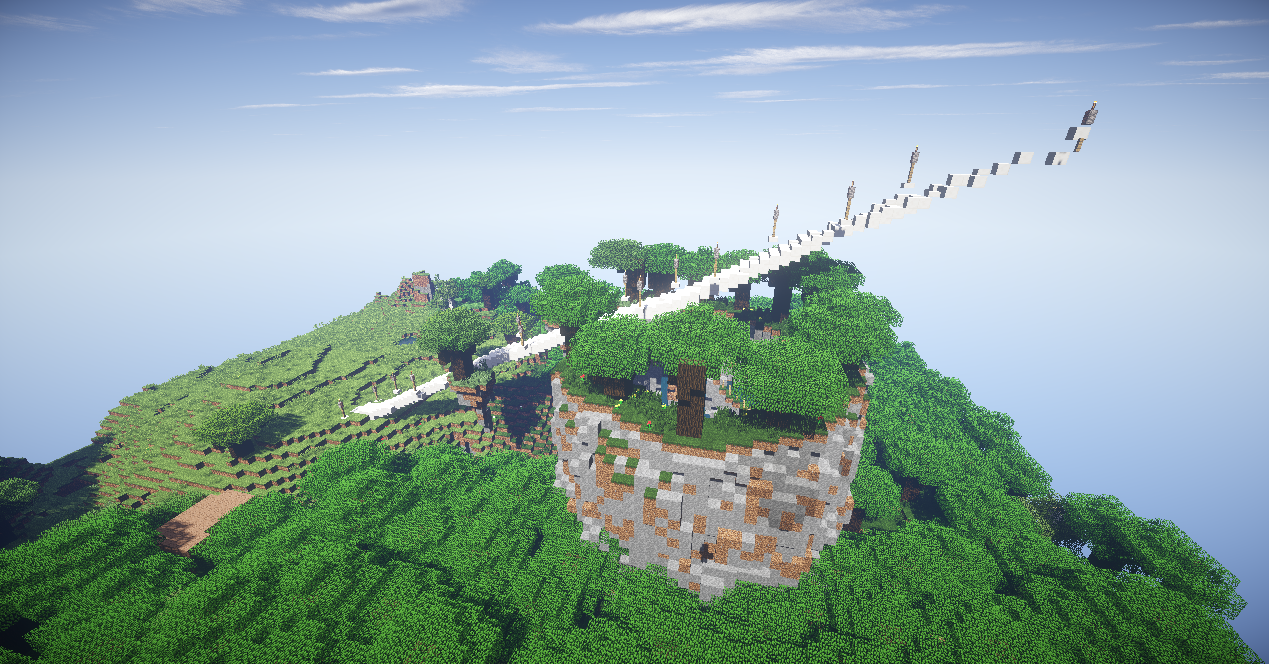 Stairway to Heaven + Timelapse Minecraft Map