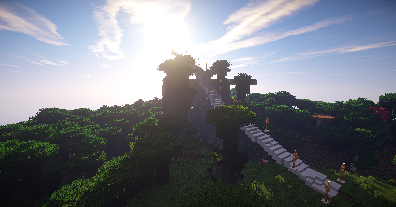 Stairway to Heaven + Timelapse Minecraft Map