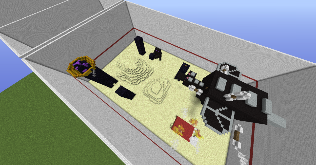 Find the button (15 levels Minecraft Map