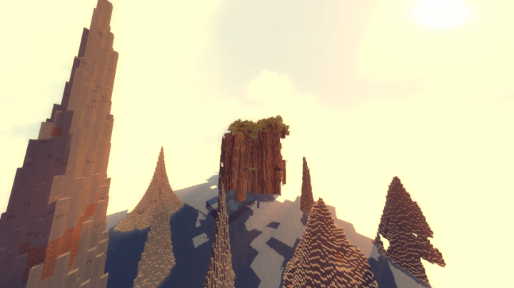 Spawn area with amazing terrain! Minecraft Map