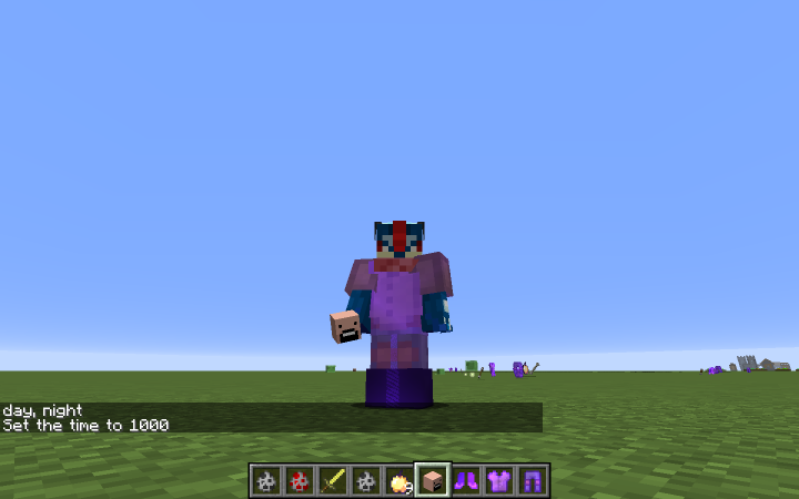 Notch Boss in One Command Minecraft Map