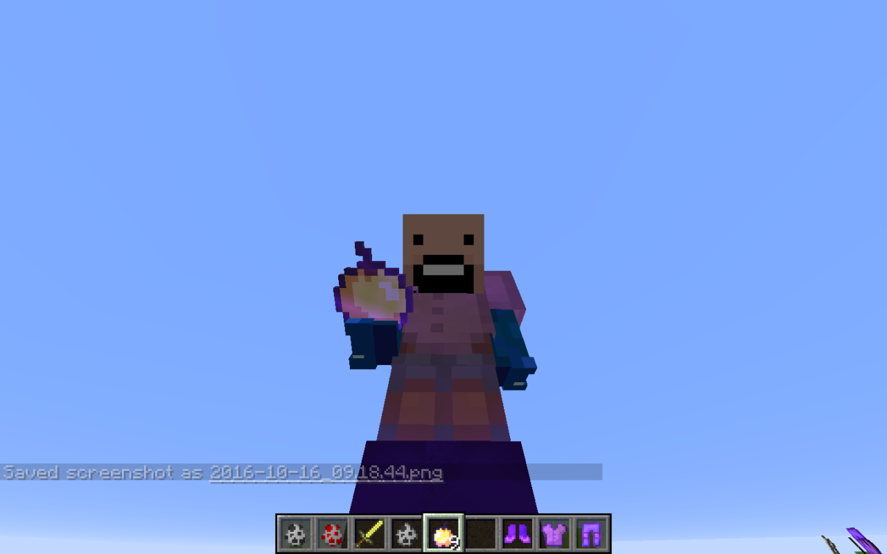 Notch Boss in One Command Minecraft Map