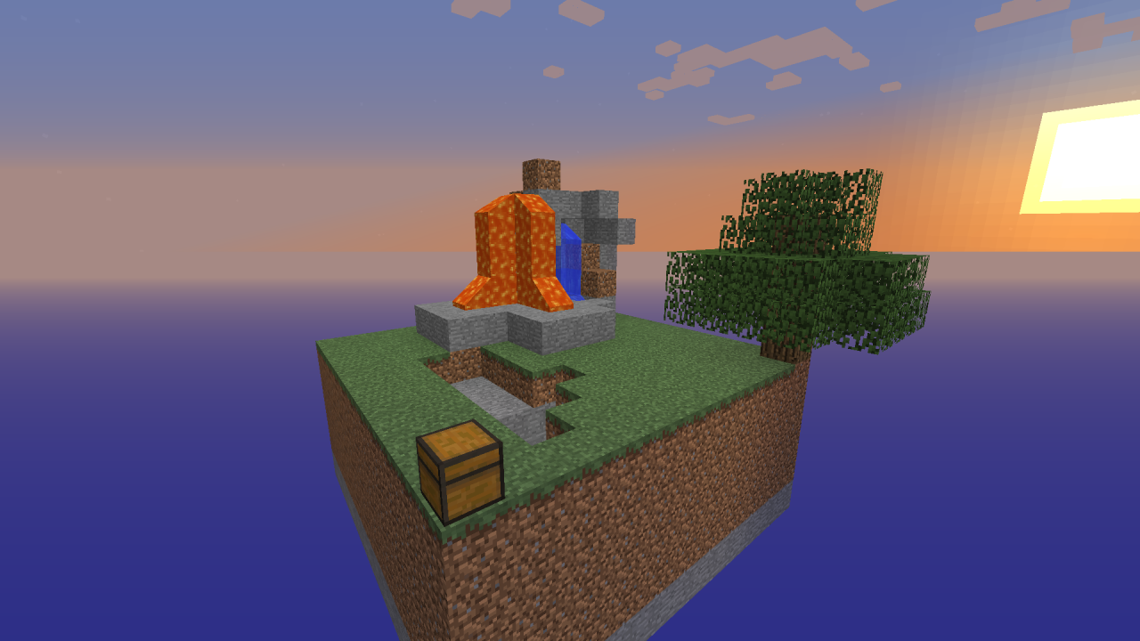 Basic Grassland Island Minecraft Map