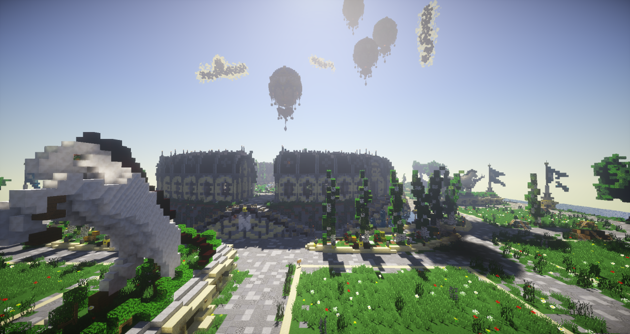 Spawn Build Hellominecraft Minecraft Map
