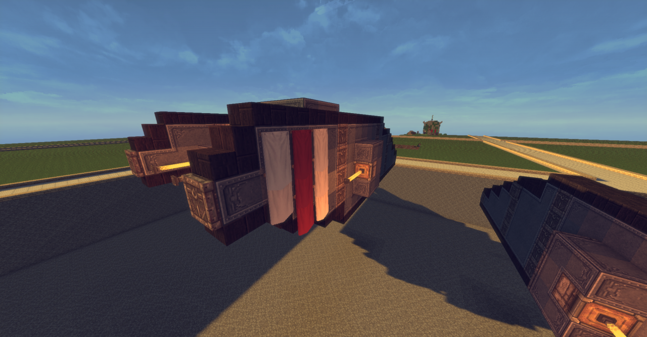 British Tank Mark V including interior (Male Varient) Minecraft Map