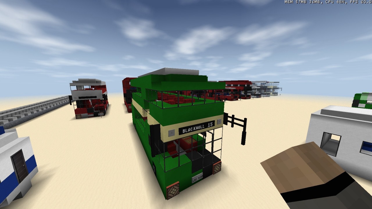 New Routemaster Bus Minecraft Map