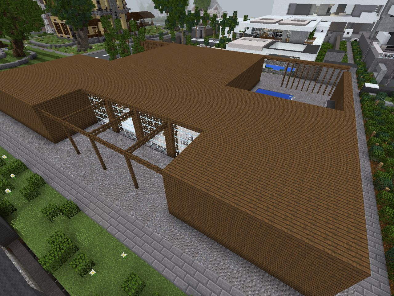 Mid-Centery modern house Minecraft Map