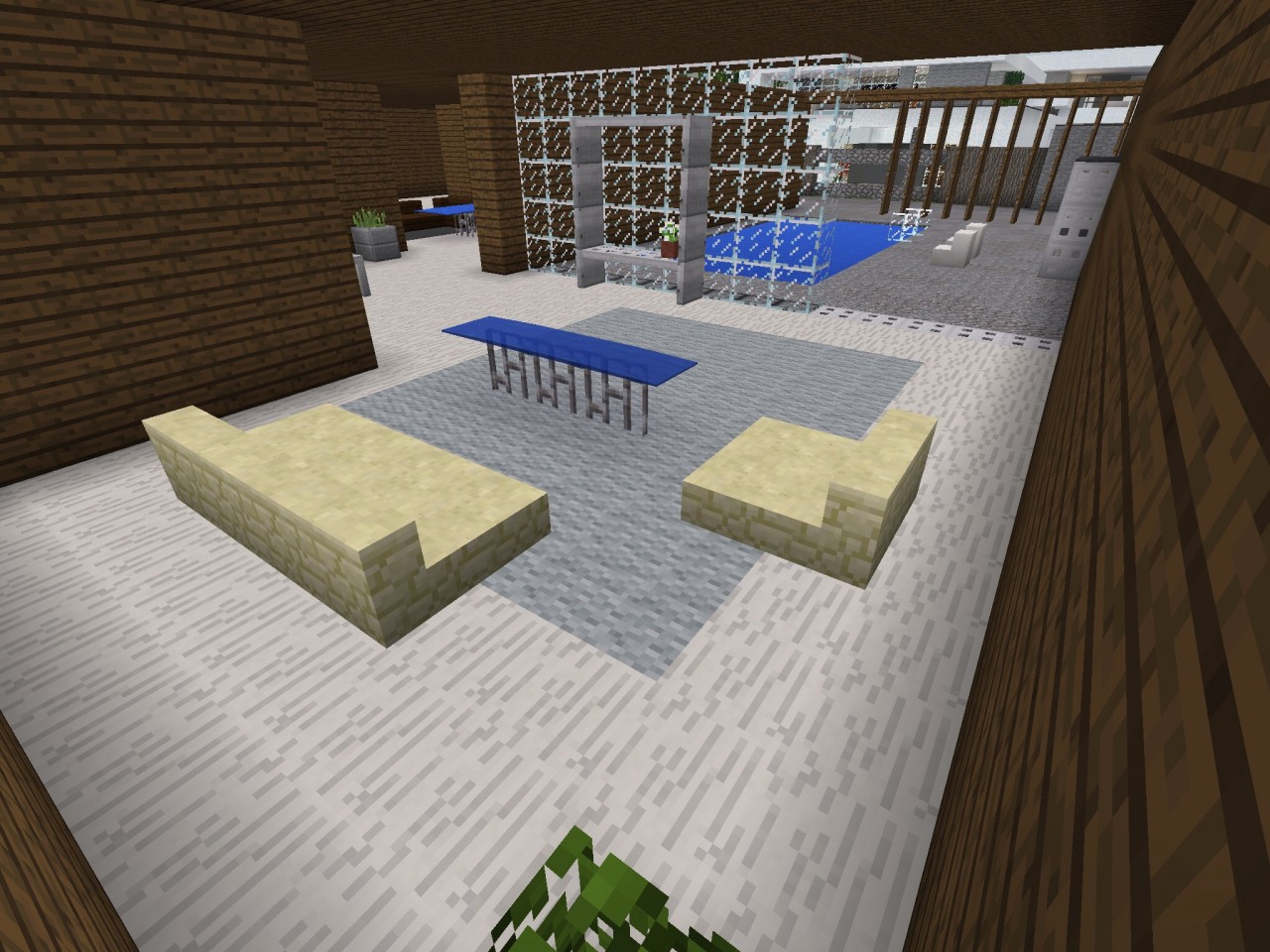 Mid-Centery modern house Minecraft Map
