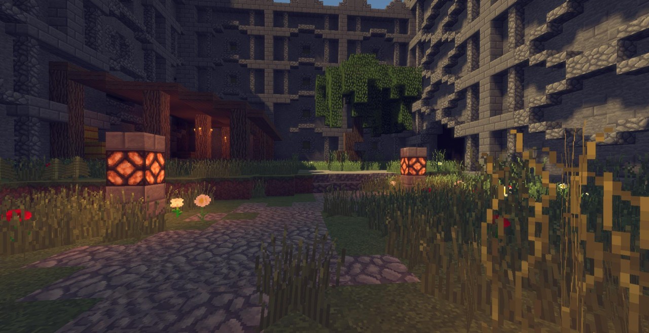 Castle Teras- Island Castle Build Minecraft Map