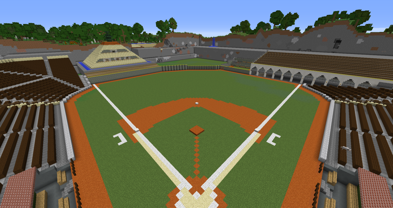 Baseball Park Minecraft Map