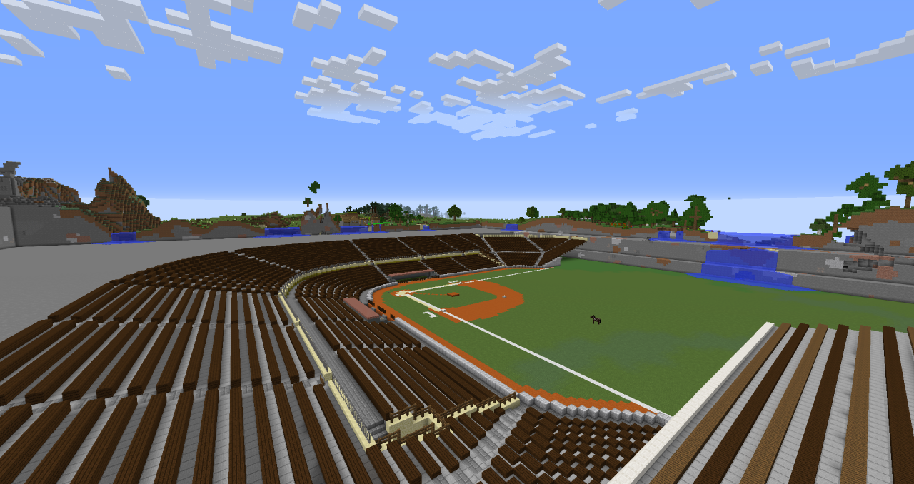 Baseball Park Minecraft Map