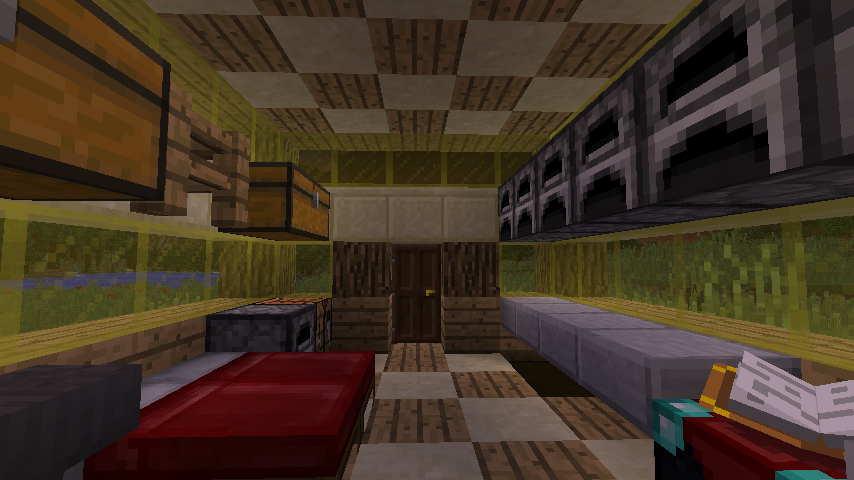 Normal house and Mine Minecraft Map