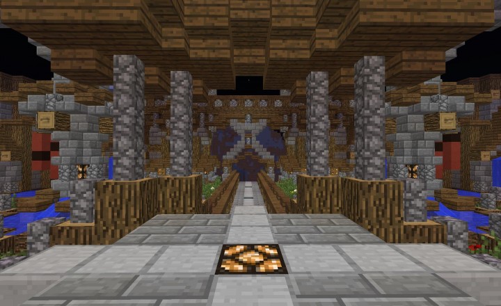 Server Hub. Minecraft Map
