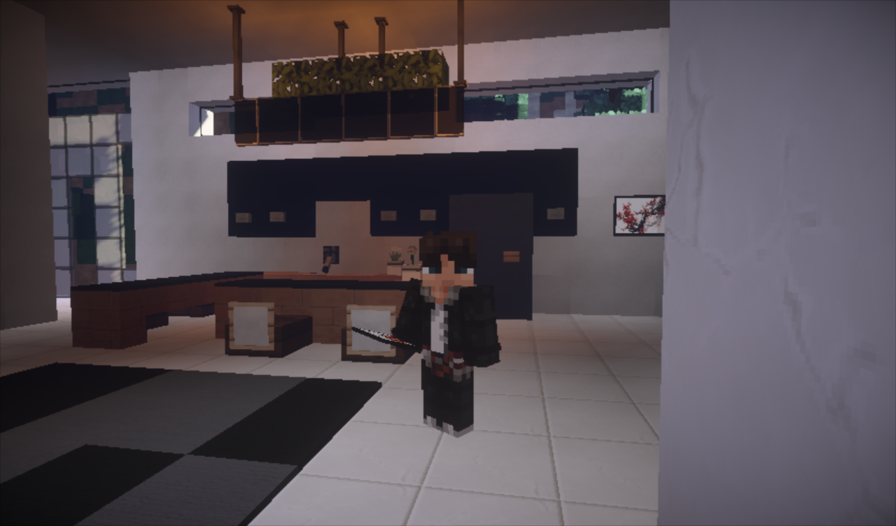 My first Build on PC. Modern Villa Minecraft Map