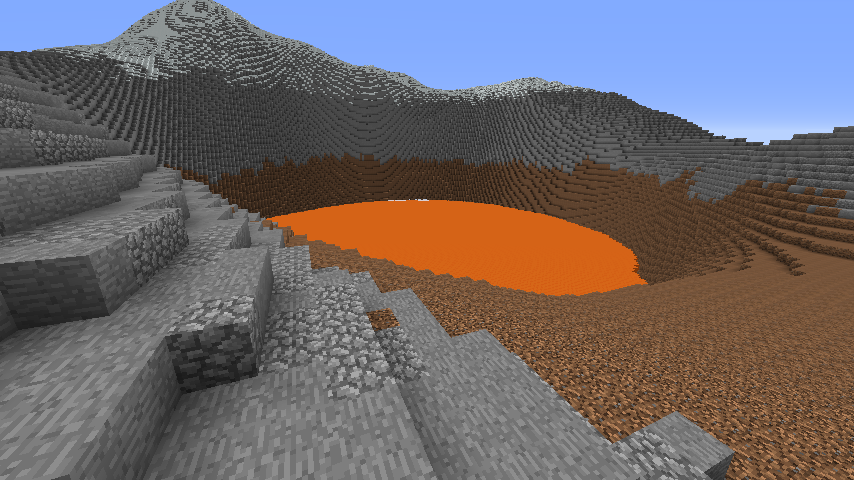 Volcano Minecraft Map