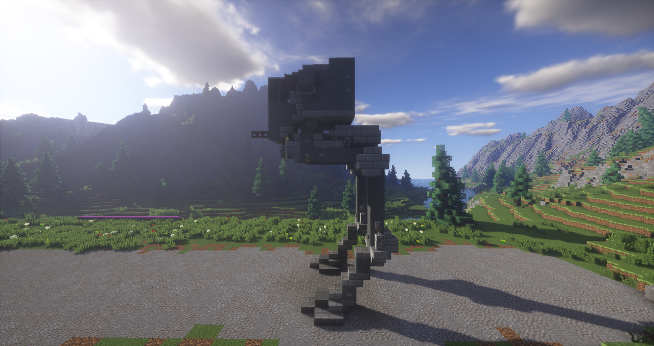 STAR WARS AT-ST Combat Walker (Tutorial) Minecraft Map