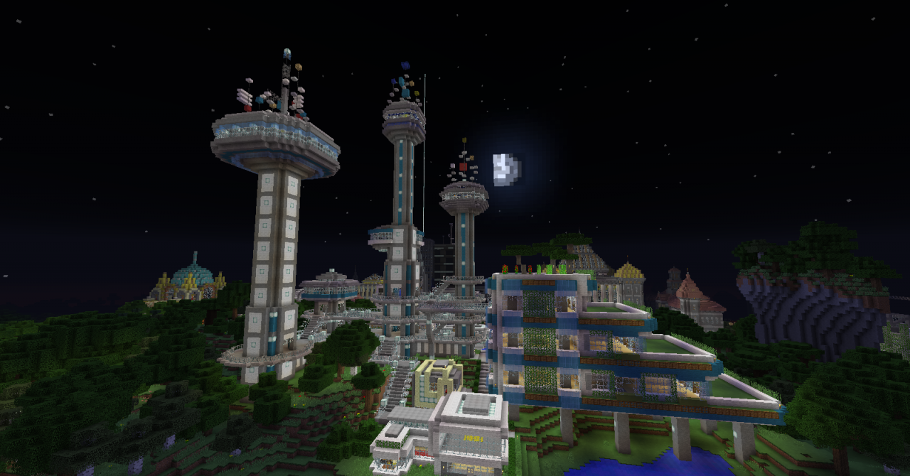 Modern Tower Complex Minecraft Map