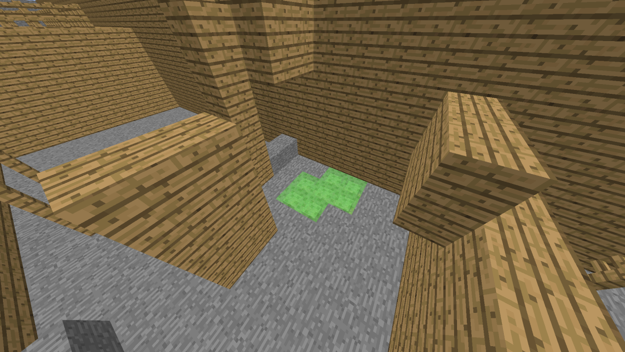 Running game Minecraft Map