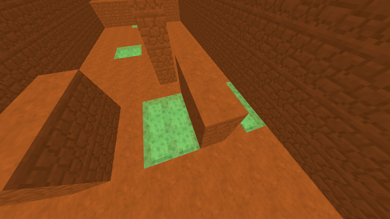 Running game Minecraft Map