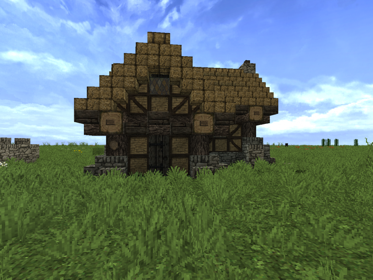 medieval cottage/ farmhouse Minecraft Map