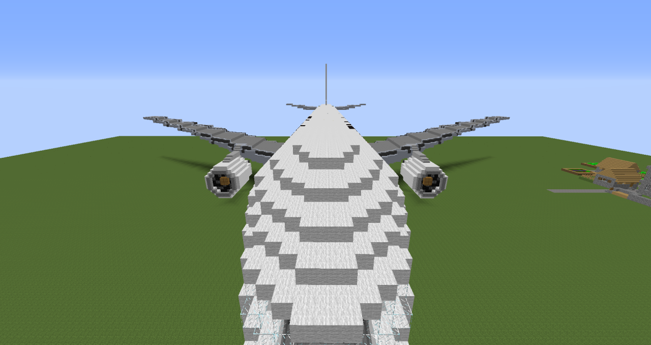 Airbus a300 (Alitalia) Minecraft Map