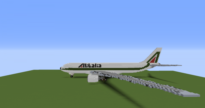 Airbus a300 (Alitalia) Minecraft Map