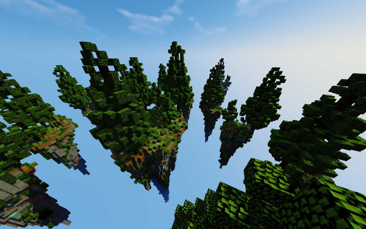 Minecraft - SkyWars - Lonely Forest Minecraft Map