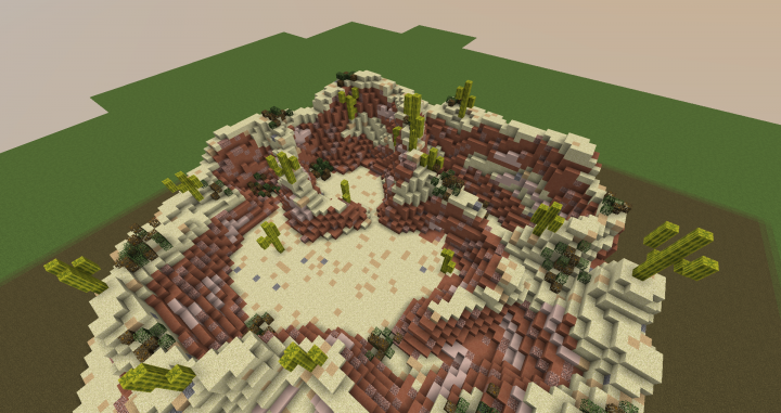 Mesa Themed PVP Map Minecraft Map