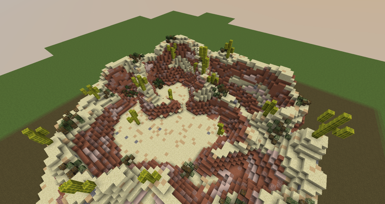 Mesa Themed PVP Map Minecraft Map