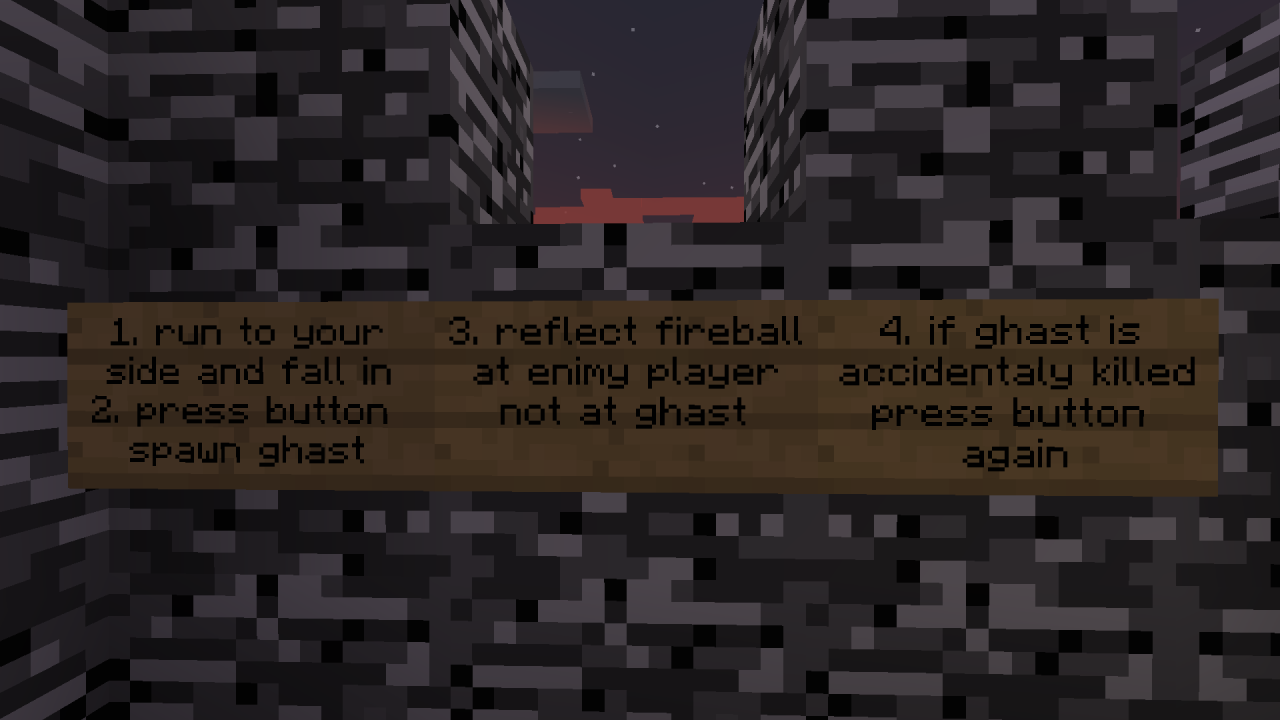 GHAST DODGEBALL Minecraft Map