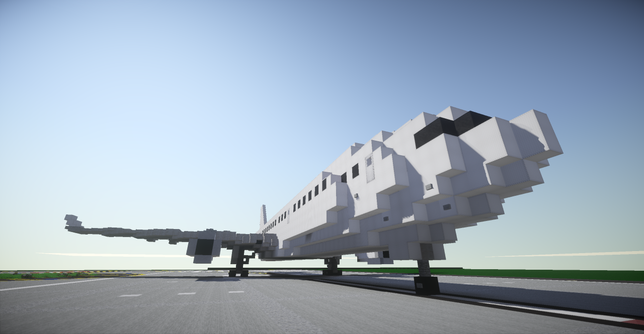 Airbus A330-300 [1.5:1 scale] [Redesign] Minecraft Map