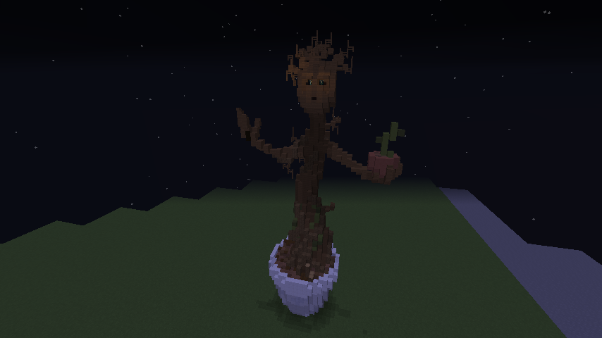 [Project] - Baby groot Minecraft Map