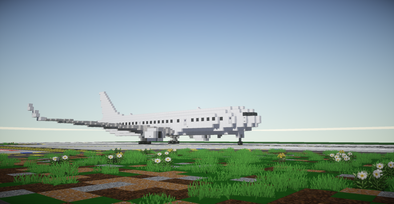 Boeing 767-300 Minecraft Map