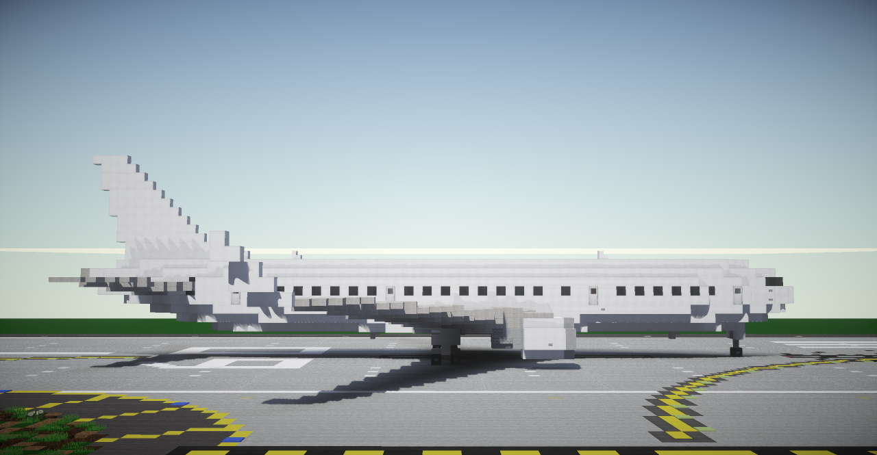 Boeing 767-300 Minecraft Map