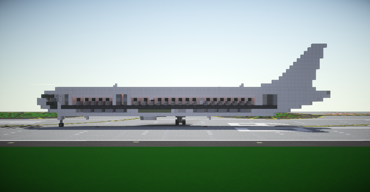 Boeing 767-300 Minecraft Map