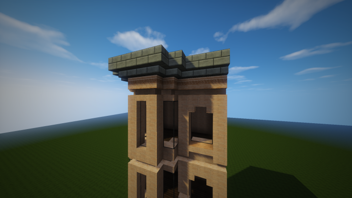 a Brownstone House Minecraft Map