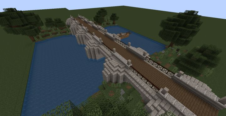 Roman Bridge (Trier inspired) Minecraft Map