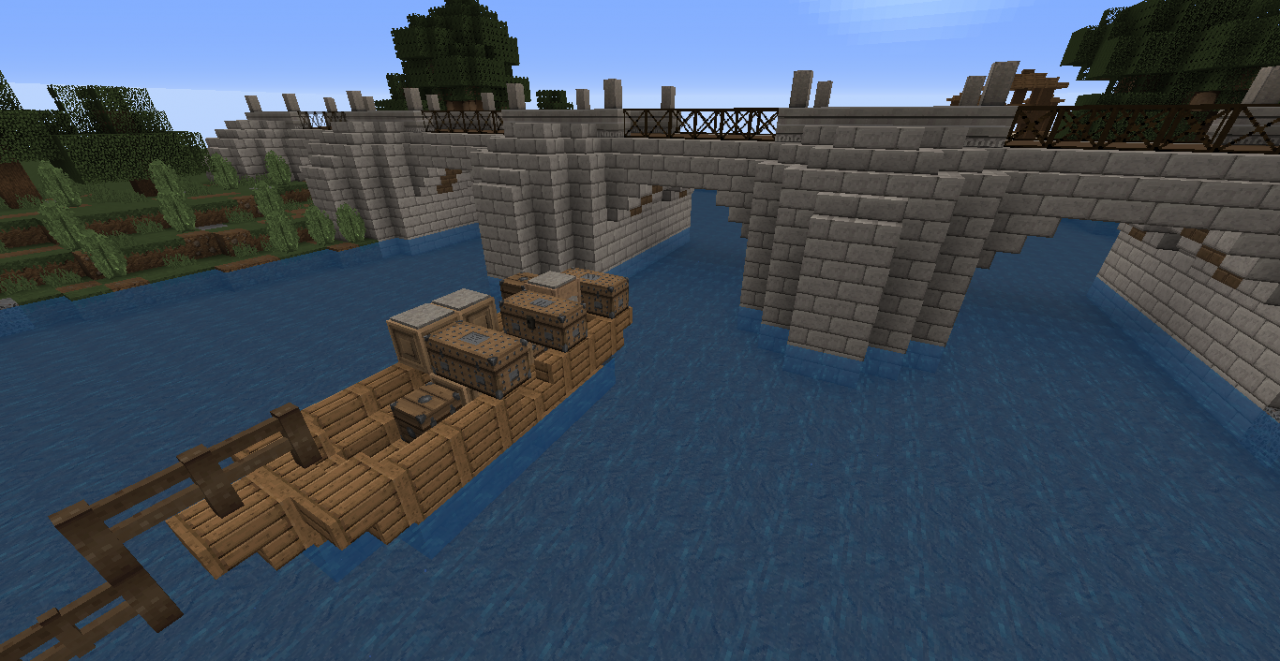 Roman Bridge (Trier inspired) Minecraft Map